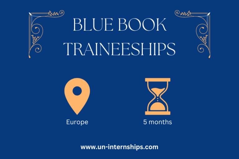 Blue Book Traineeships | European Union Traineeships, Fully Paid